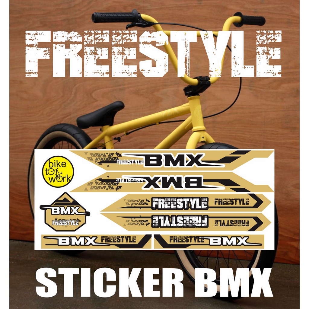 Jual VARIASI STIKER SEPEDA BMX VARIASI / VARIASI DECAL STIKER SEPEDA ...