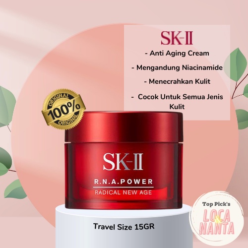 Jual SK-II Rna power Radical New Age / SK II Skinpower 15gr Original SKII anti aging cream ...