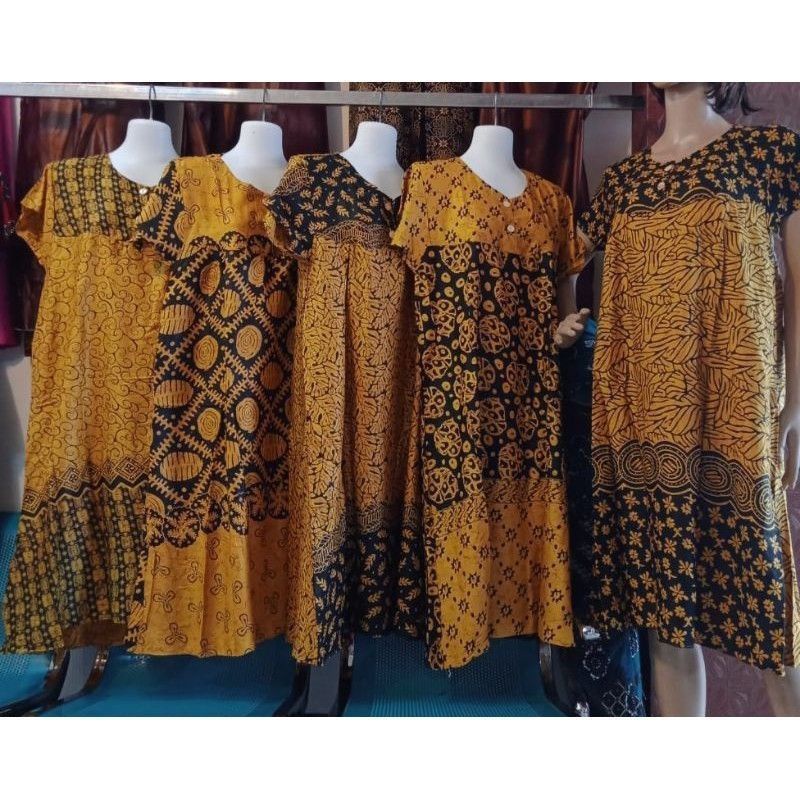 Jual DASTER batik solo/daster payung motif BATIK//kancing dada aktif ...