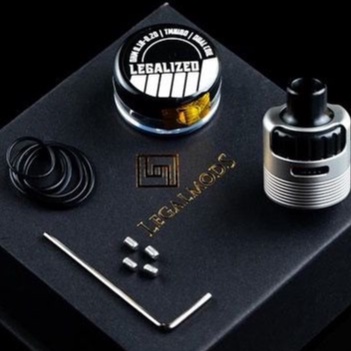 Jual Legal RDA Mods 24mm Dual Coil 810 Drip tip Automizer 100% ...