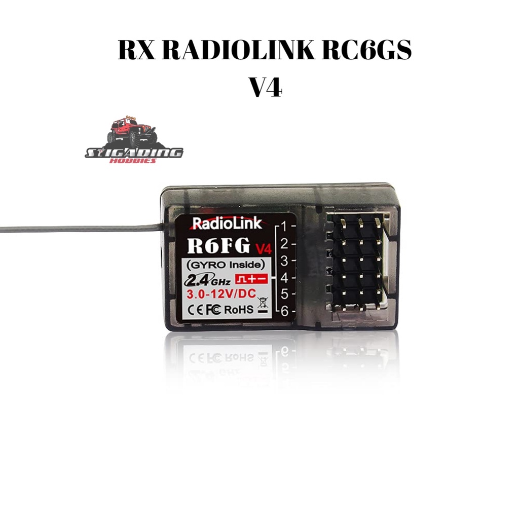 Jual RADIOLINK RECEIVER RX R6FG RC6GS V5 6CH FHHS WITH GYRO | Shopee ...