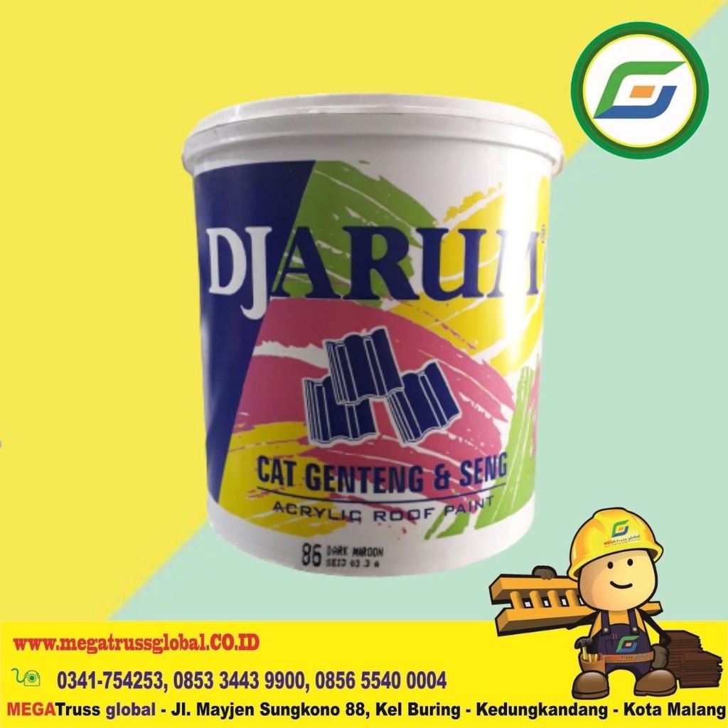 Jual Cat genteng Djarum 4 kg-Cet genteng Murah Berkualitas | Shopee ...