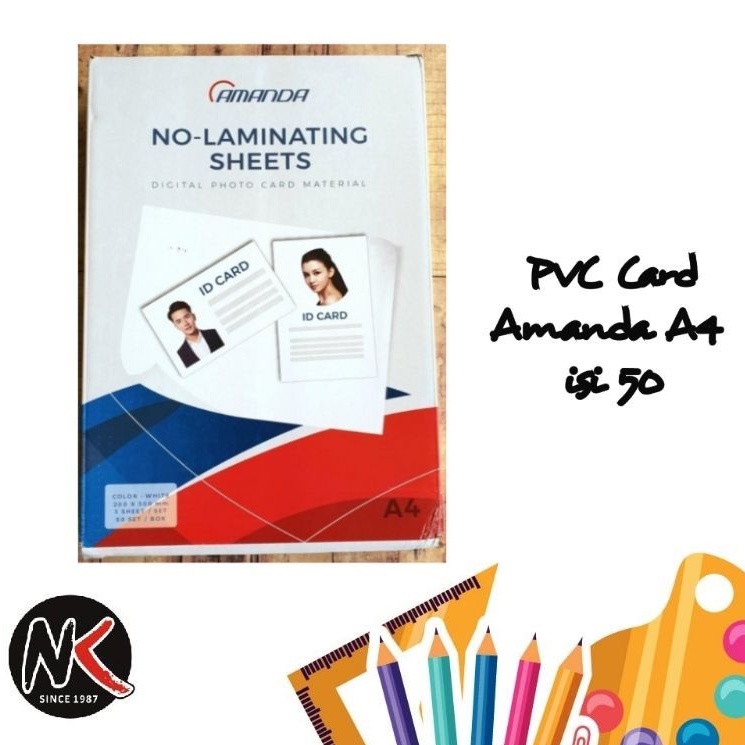 Jual Kertas PVC Amanda A4 Instan 50 Set | Shopee Indonesia