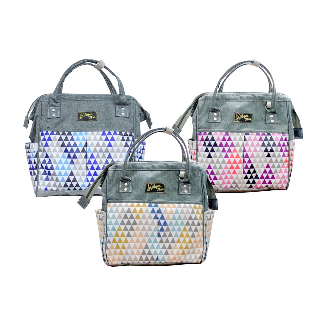 Jual Supermom Tas Ibu Diapers Bag Tas Bayi + TBS City Girls TMB0021 ...