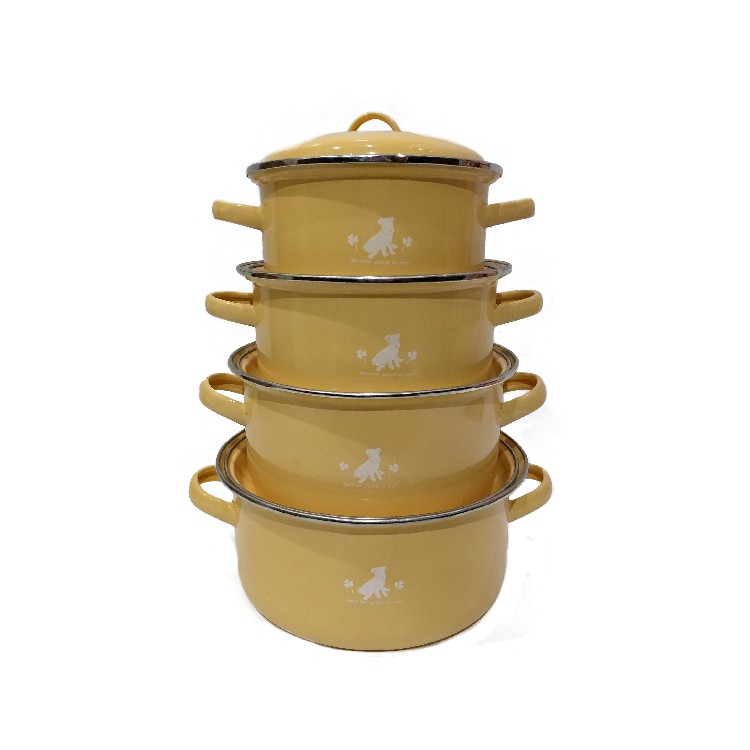 Jual Panci Set Enamel Kuning (4 Bh Panci) | Shopee Indonesia