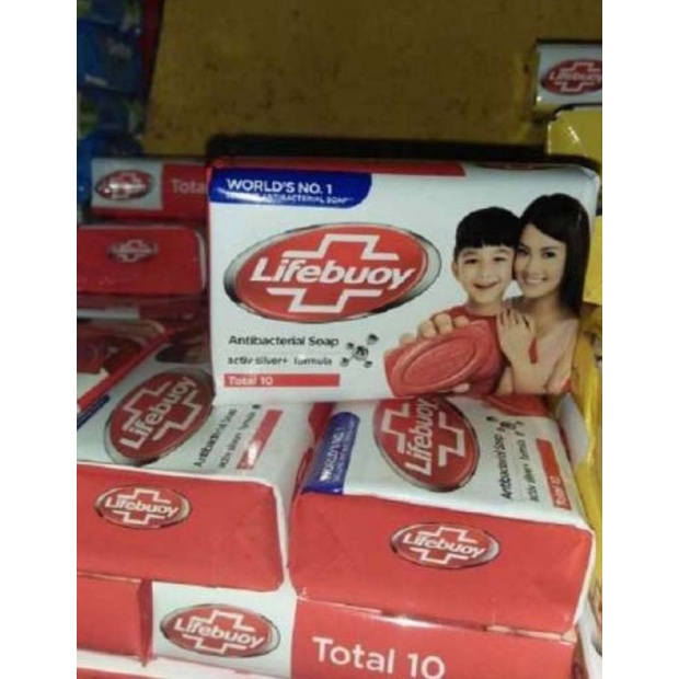Jual Lifebuoy Sabun Batang total merah sabun mandi 60 grm | Shopee ...