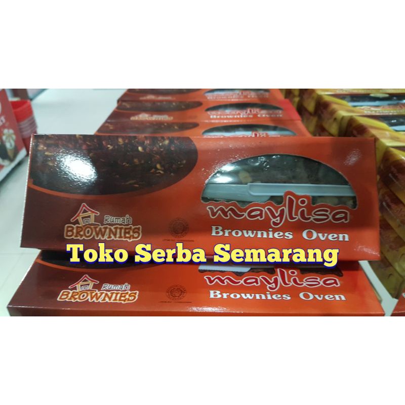 Jual Brownis Maylisa Coklat berat 600gr (ukuran sedang) khas semarang ...