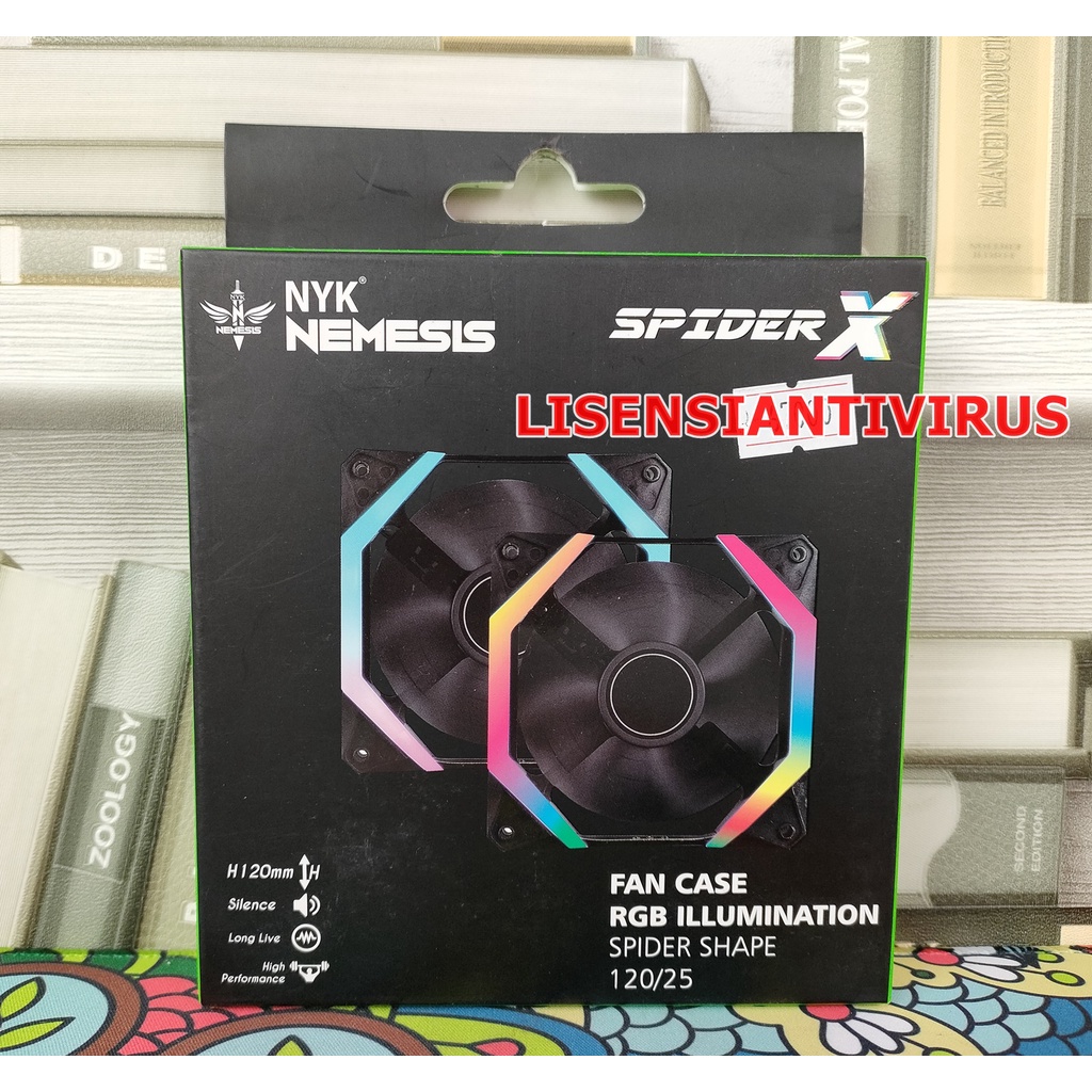 Jual Fan Casing NYK SPIDER RGB 12 CM Warna RGB Nya Bagus dan SIlent Fan ...