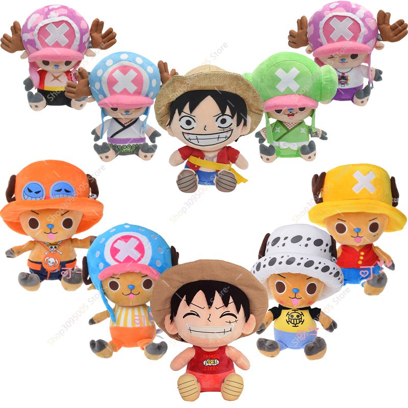 Jual Anime One Piece Chopper Plush Figurine Toys Action Plushie Luffy ...