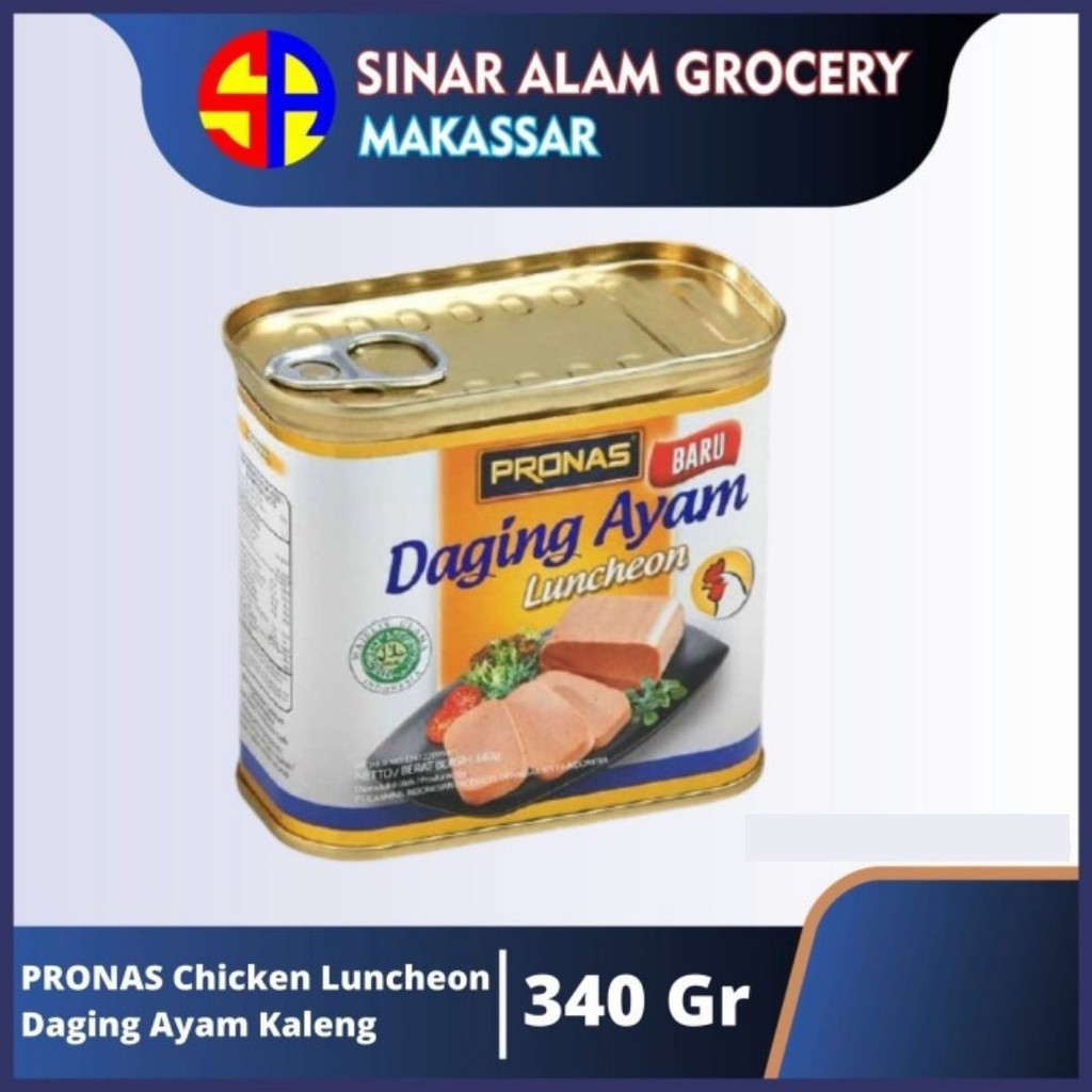 Jual PRONAS Chicken Luncheon 340 Gr - Daging Ayam Kaleng | Shopee Indonesia