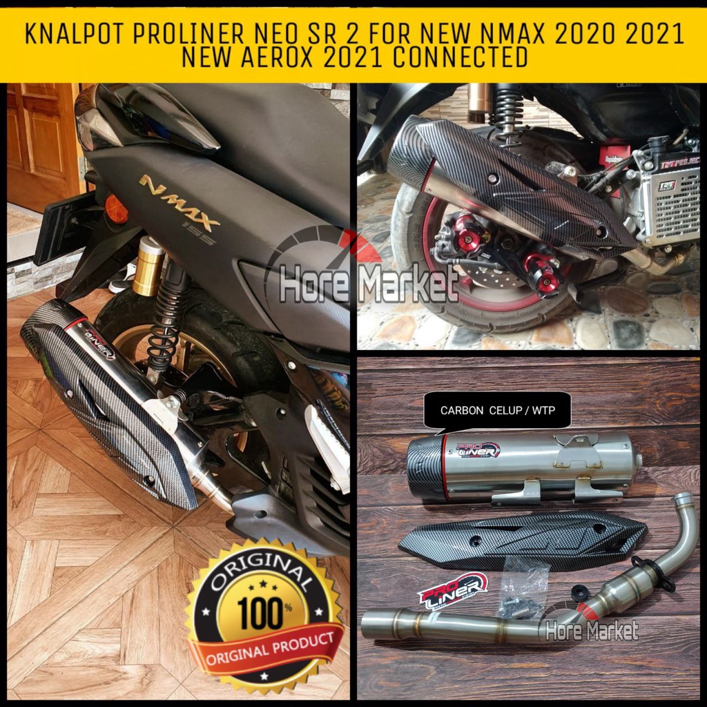 Jual KNALPOT PROLINER NEO SR2 NEW NMAX 155 / NEO / TURBO / AEROX ALPHA ...