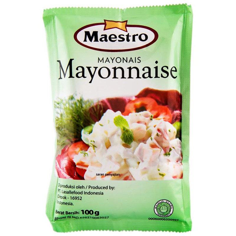 Jual Maestro Mayonnaise Sachet 100 Gr | Shopee Indonesia