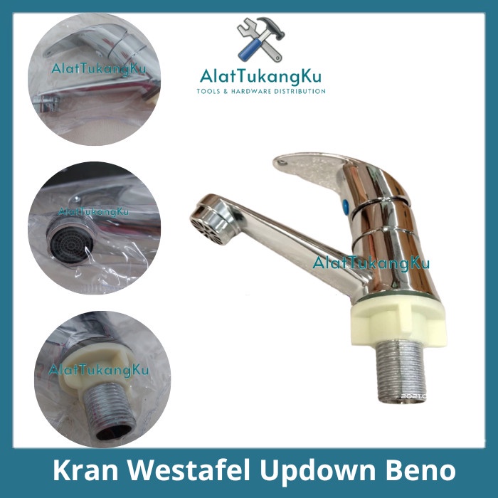 Jual Keran Westafel Cuci Tangan Up Down Stainless Steel /Kran Wastafel ...