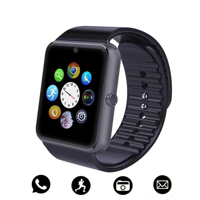 Jual GT08 Bluetooth Smart Watch Large Touch Screen Battery TF Card Camera | Shopee Indonesia