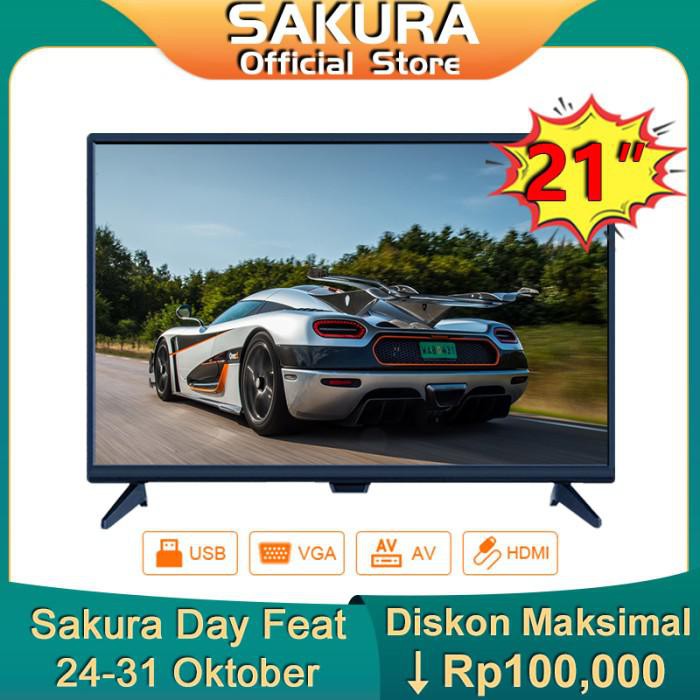 Jual Super Sale Sakura Tv 21 Inch Hd Ready Led Televisi (Tclg-S21A) Promo | Shopee Indonesia