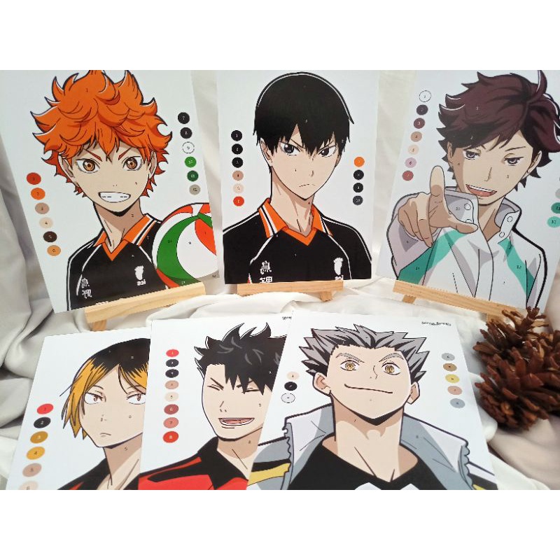 Jual (LAST STOCK) Haikyuu Glass Painting Kit DIY Acrylic/Akrilik ...