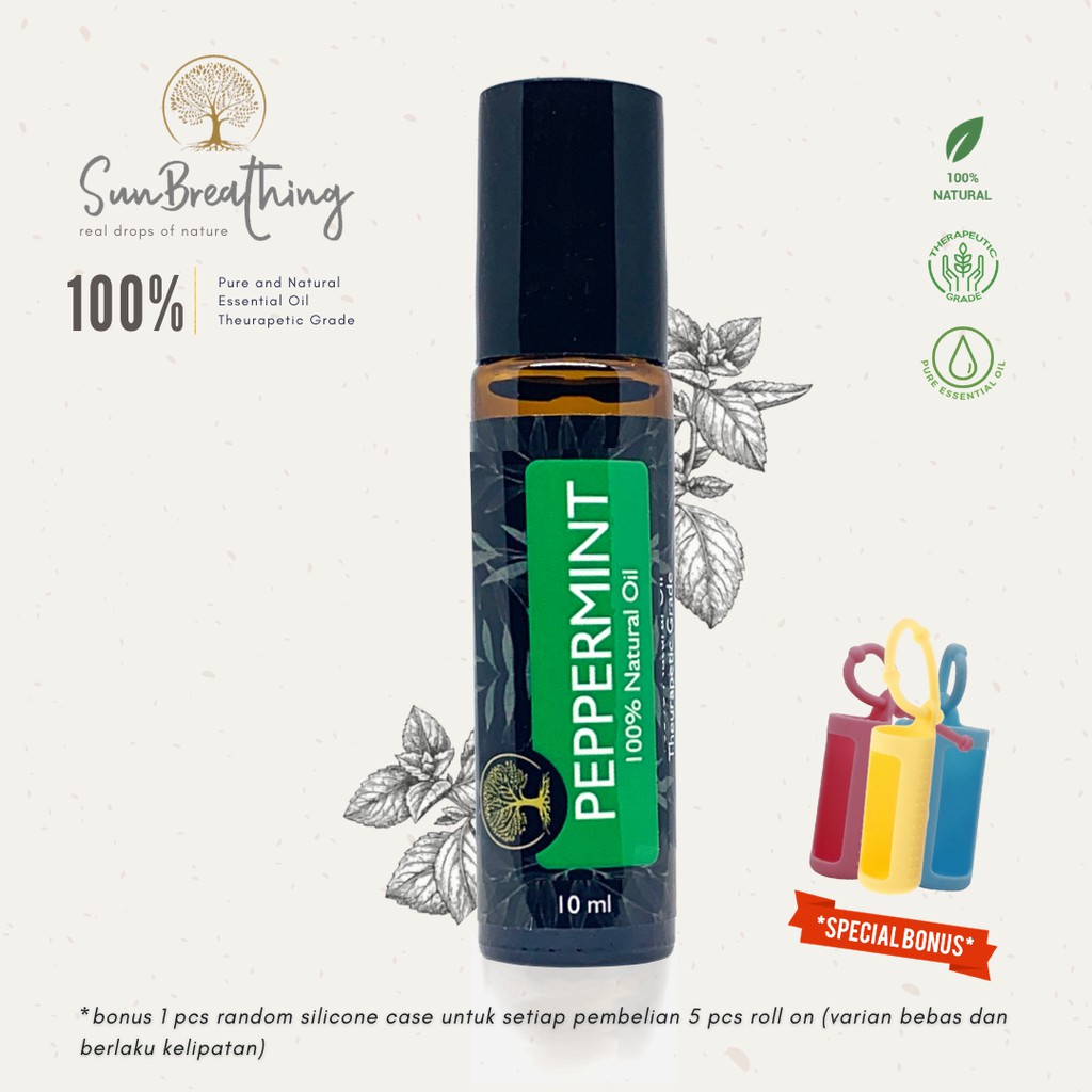 Jual Peppermint Roll on Essential Oil - Minyak esensial peppermint | Shopee Indonesia