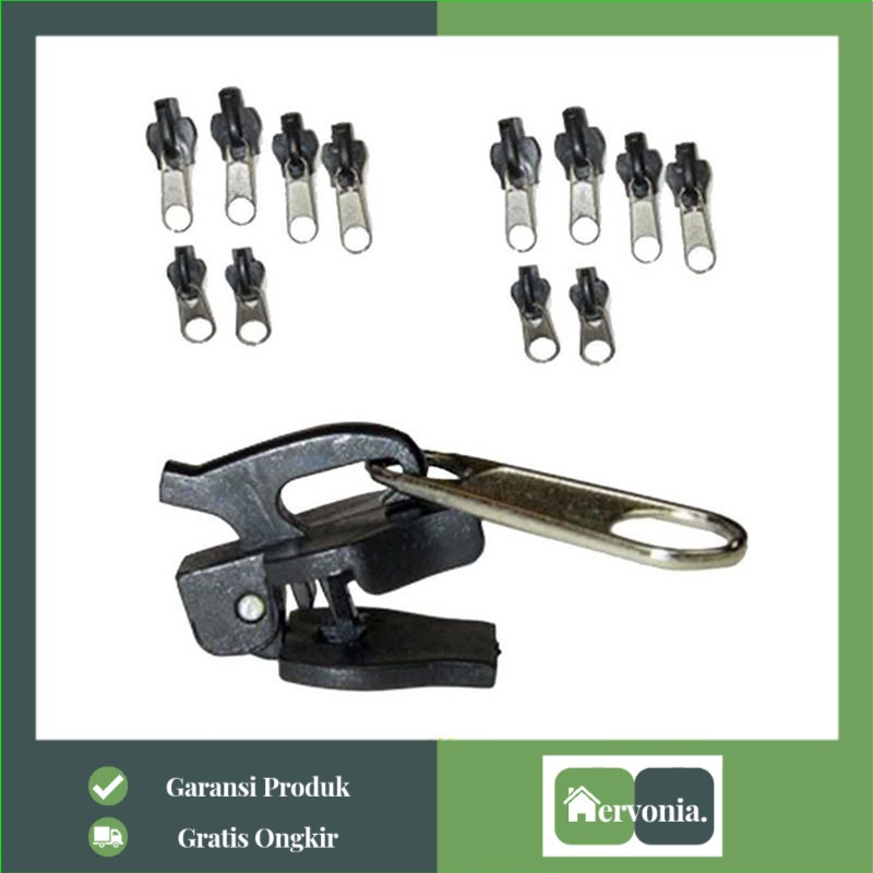 Jual Kepala Resleting Pengganti Zipper Replacement Repair Kit | Shopee ...