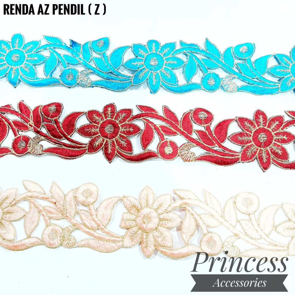 Jual reanda az pendil ( Z )/ renda / renda brokat /bordiran | Shopee ...