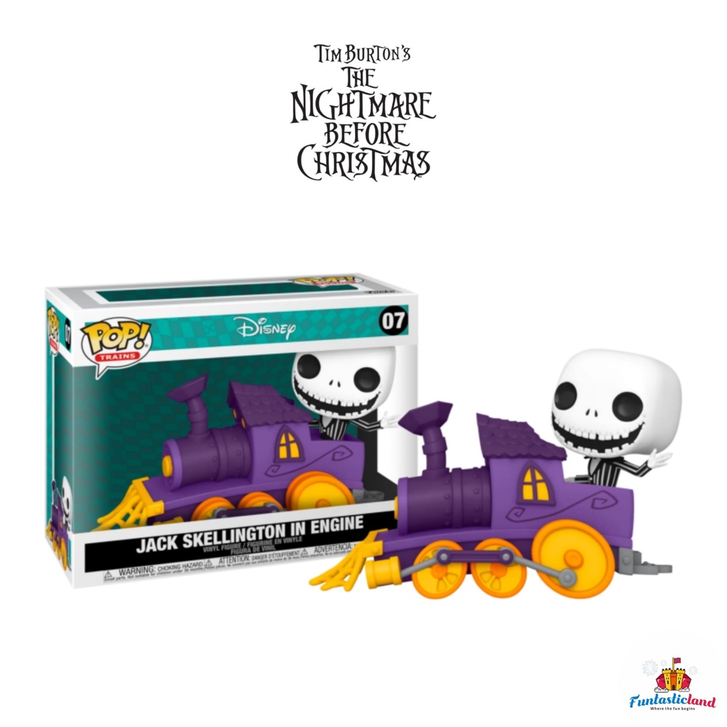 Jual Funko POP! Train The Nightmare Before Christmas - Jack Skellington ...