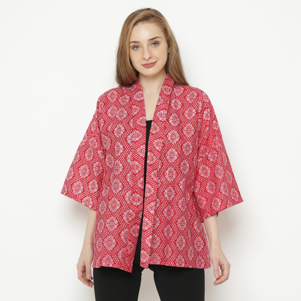 Jual Winggo Ayumi Kimono Batik Outer Shopee Indonesia