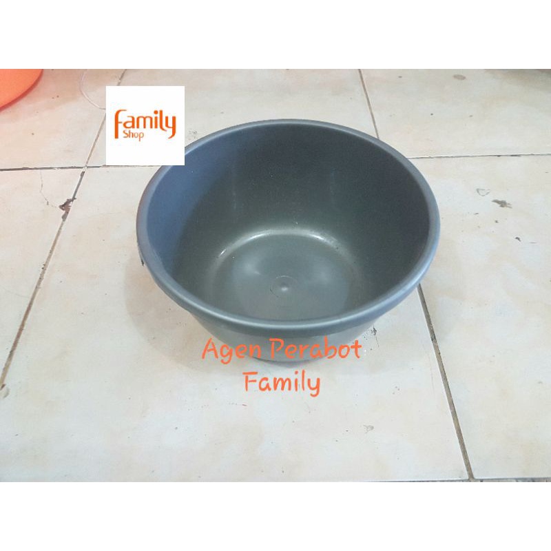 Jual Baskom Abu Kecil / Bak Plastik Silver Small / Ember Air / Baskom ...