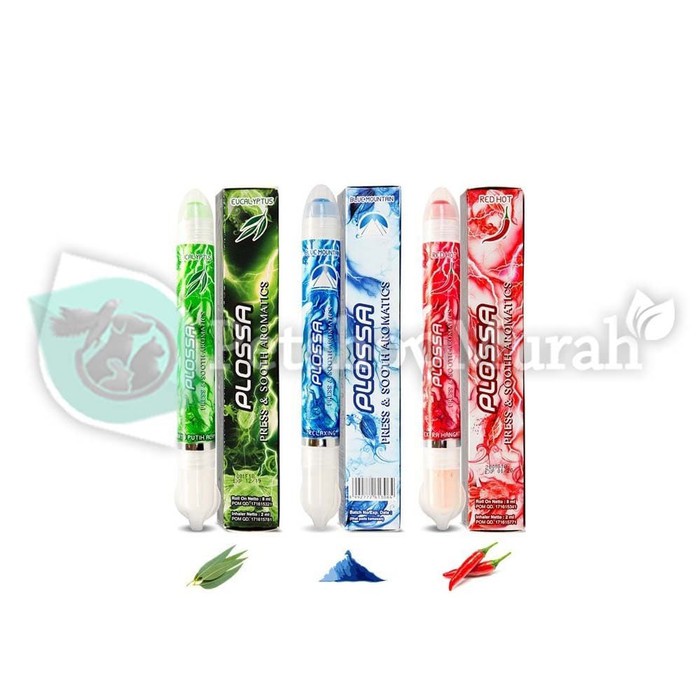 Jual Plossa Minyak Angin Aromatherapy 10ml Plosa inhaler roll on ...