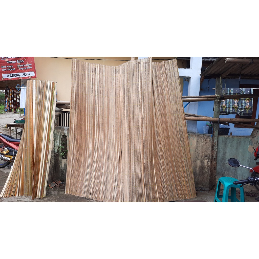Jual Kerai Tirai Gulung Tirai Bambu Tirai Jendela Bahan Mbulung Kelapa Sawit Berbagai Ukuran ...
