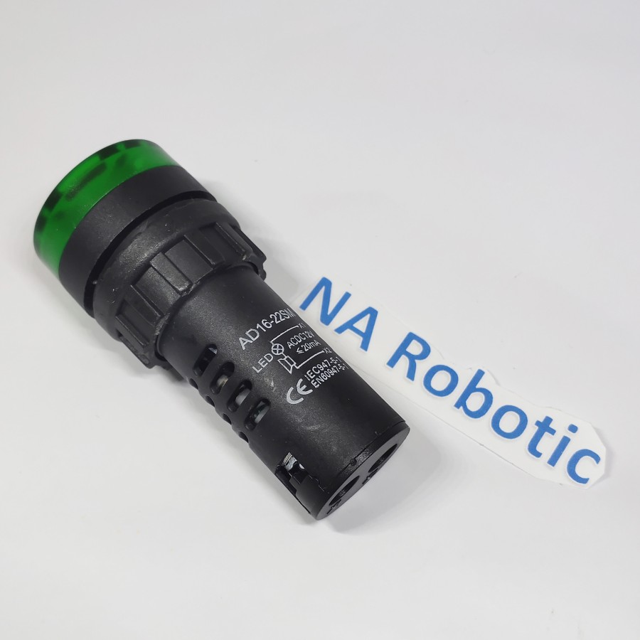 Jual Light Buzzer Green 12V DC 22mm AD16-22SM | Shopee Indonesia