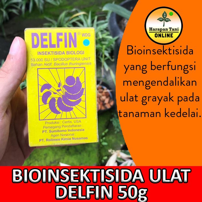 Jual Delfin 50g | Bioinsektisida Ulat Grayak | Shopee Indonesia