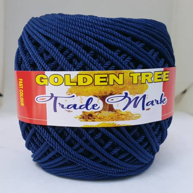 Jual BENANG RAJUT POLYESTER | GOLDEN TREE KNITTING YARN POLY MOTIF ...