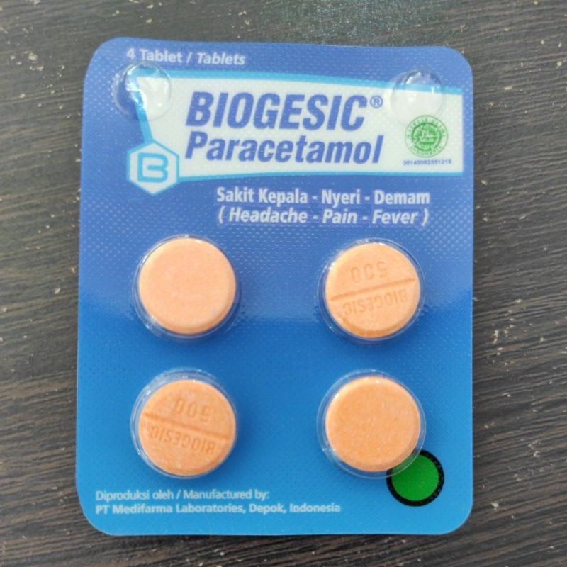 Jual Biogesic tablet(1strip/4tablet) | Shopee Indonesia