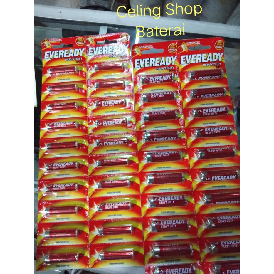 Jual BATERAI BATRAI AA AAA 3A 2A remote remot jam dinding EVEREADY ...