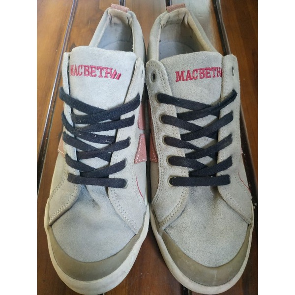 Jual Macbeth Eliot Suede Grey 42 Sepatu Second | Shopee Indonesia