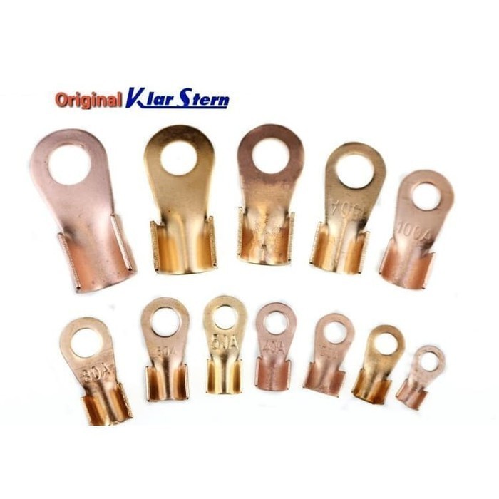 Jual Original KlarStern Skun Kabel CU OT 100A 8mm Baterai Kabel Konektor | Shopee Indonesia