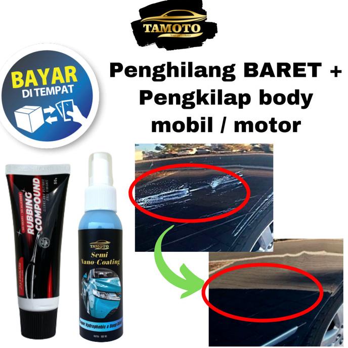 Jual Rubbing Compound / Kompon penghilang BARET / GORESAN body mobil ...