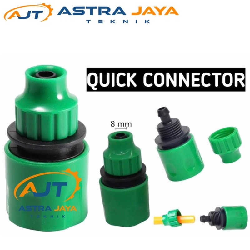 Jual Quick Connector Release Nepel Hose Selang Air 5/16" PE 8x11mm / PU ...