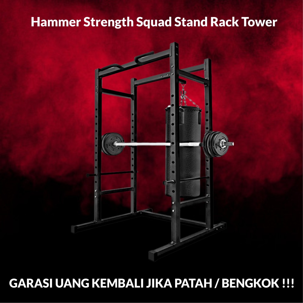 Jual Alat Perlengkapan Home Gym Fitness Hammer Strength Squad Stand ...