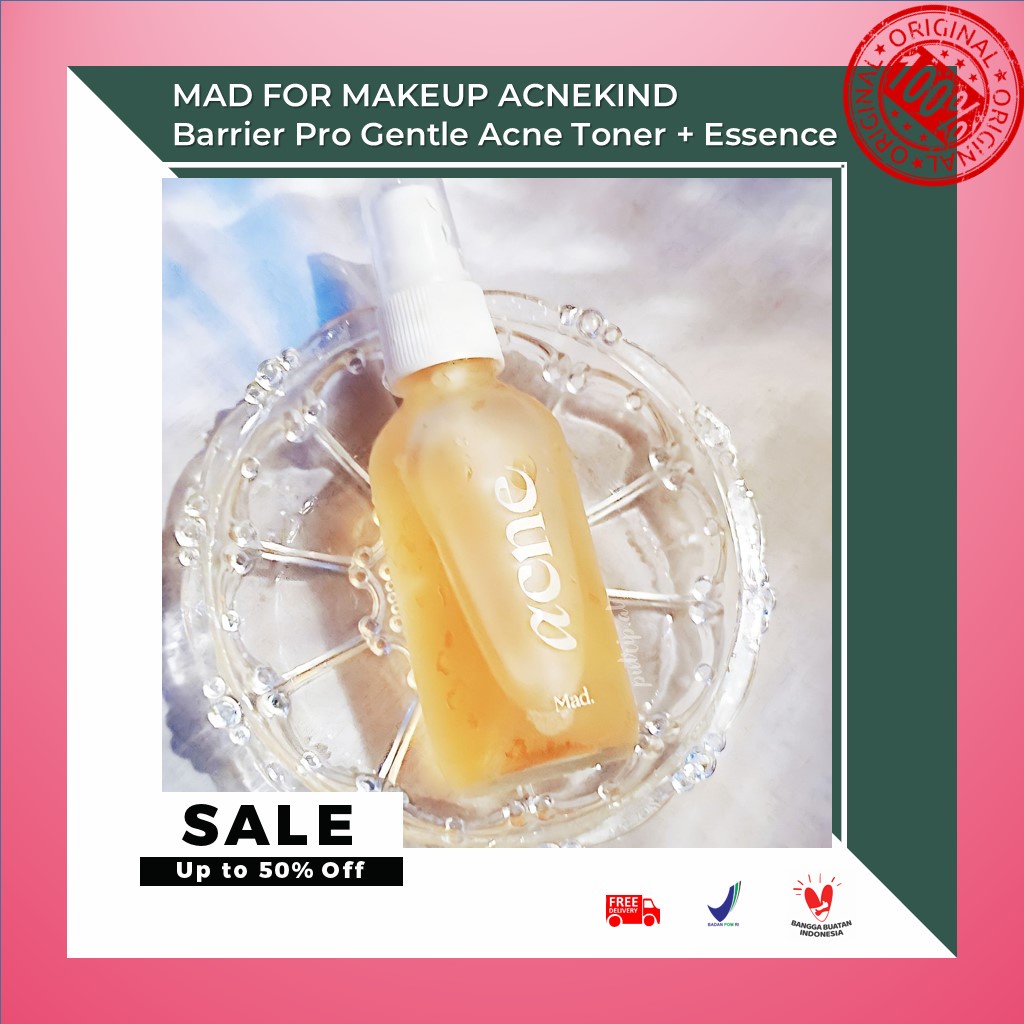 Jual Mad for Makeup AcneKind - Barrier Pro Gentle Acne Toner + Essence ...