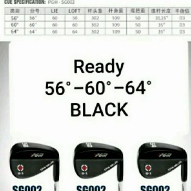 Jual stick golf wedge PGM black | Shopee Indonesia