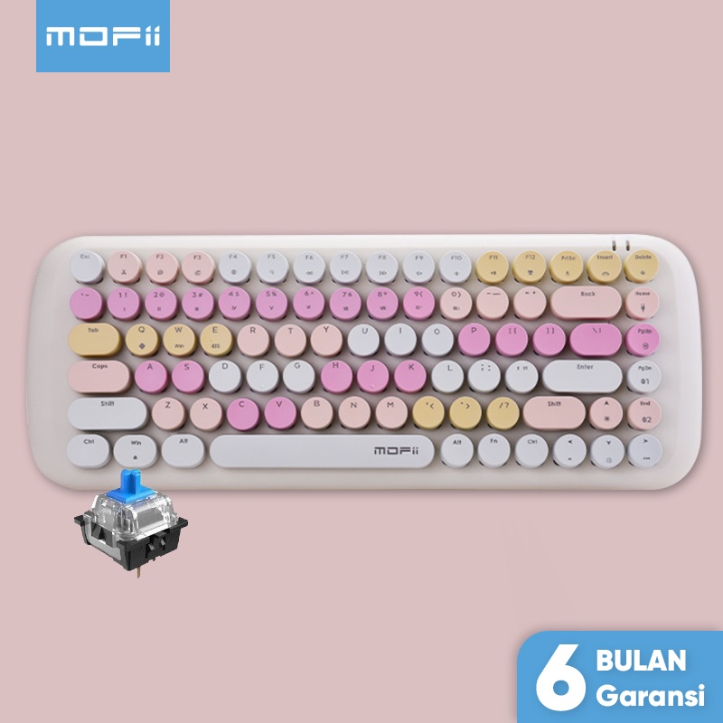 Jual MOFii Mechanical Keyboard Bluetooth Wireless 3 Model Blue Switch ...