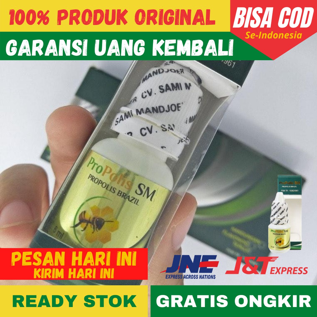 Jual PROPOLIS SM BRAZIL 100% ORIGINAL SUDAH BPOM, BISA COD, HALAL ...