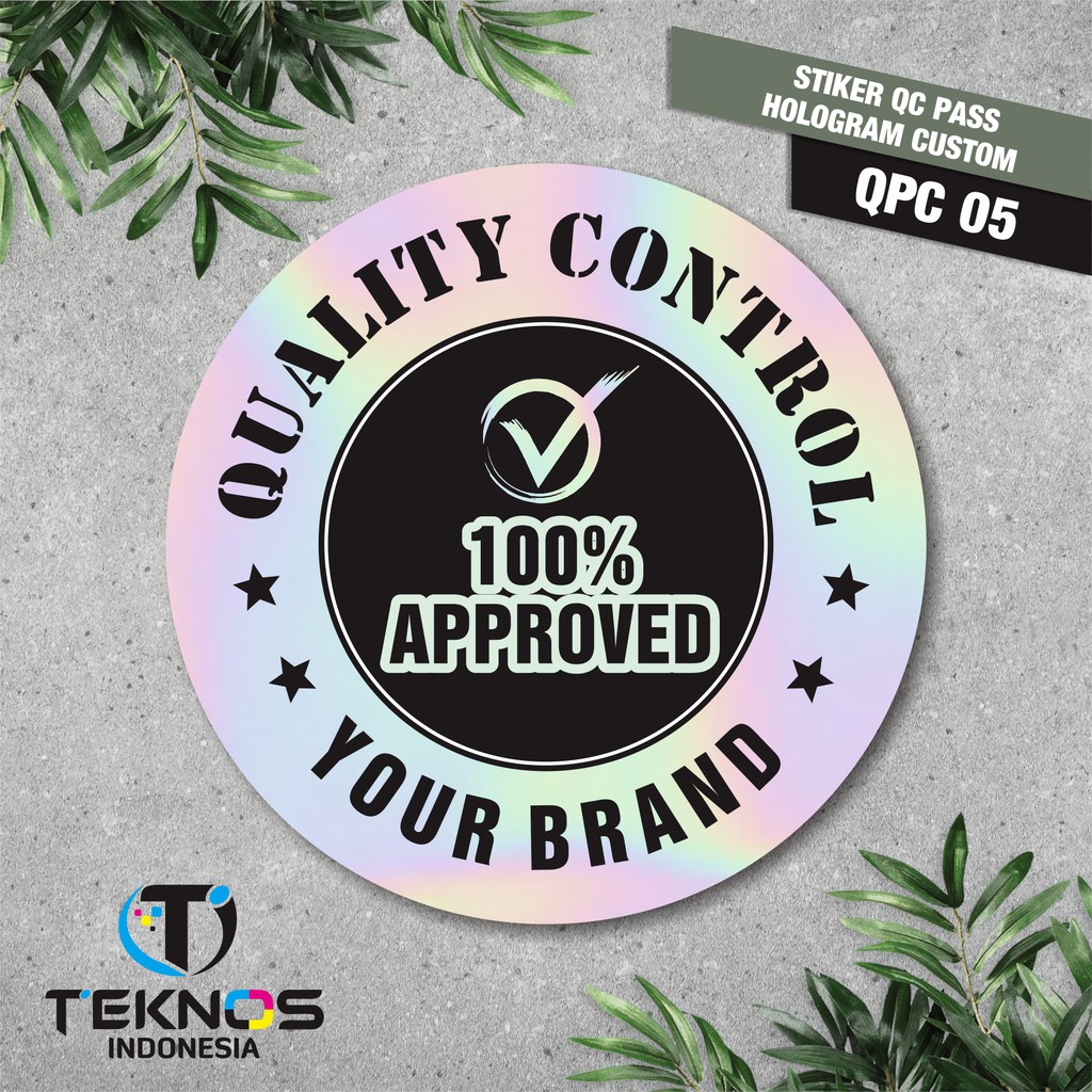 Jual STIKER STICKER HOLOGRAM ORIGINAL QC PASS CUSTOM | Shopee Indonesia