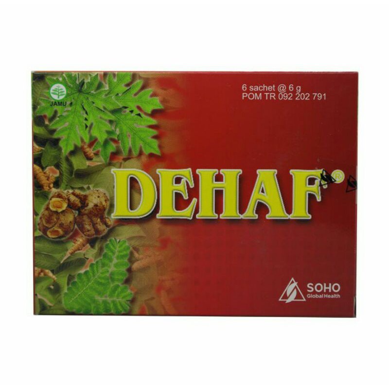 Jual Dehaf 6's Sachet Soho / Obat DB / Obat Demam Berdarah / Obat ...