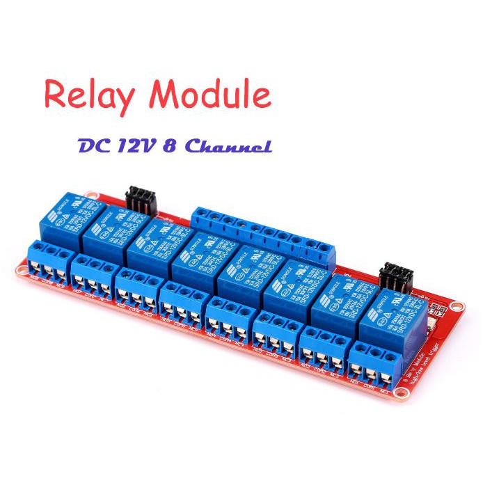 Jual Module Relay 8 Channel 12V with Optocoupler Isolation Supports ...