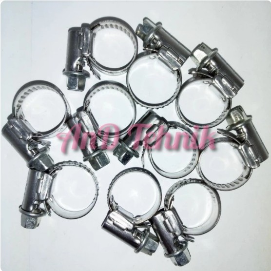 Jual Klem Selang All Full Stainless Steel SUS 304 Ukuran 5/8", 3/4 ...