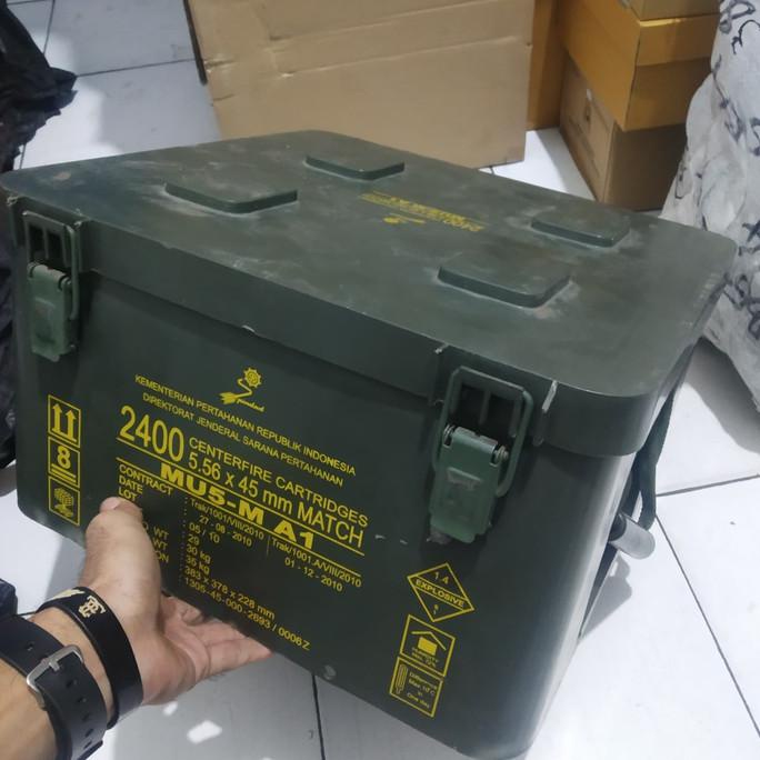 Jual Kotak Box Amunisi Plastik Bekas Peluru Pindad Serbaguna | Shopee ...