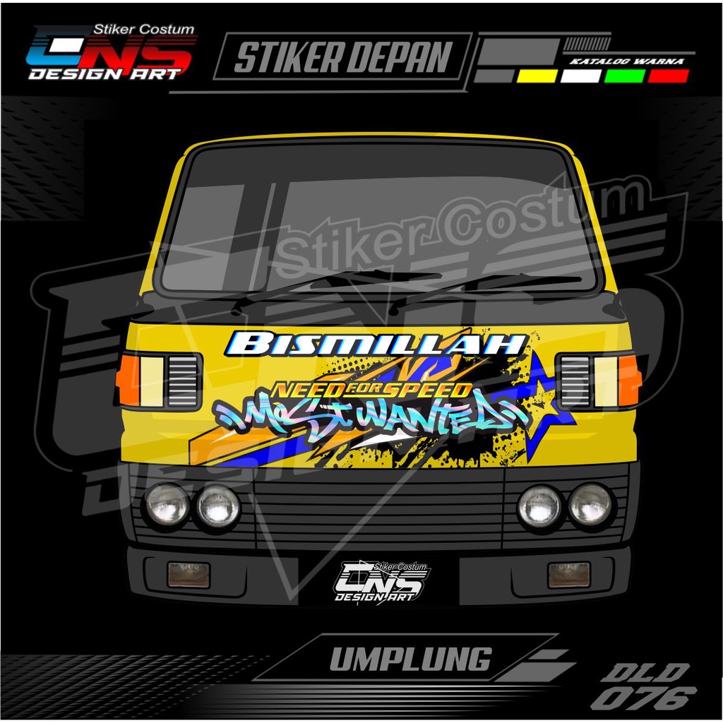Jual Stiker Kabin Depan Truk Umplung Sticker Depan All Truk Canter ...