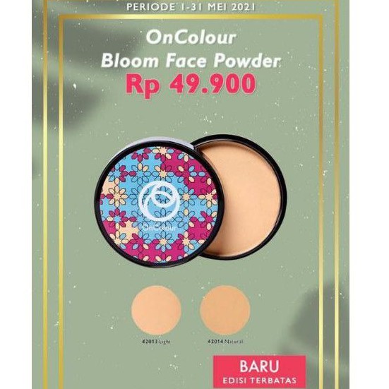Jual Bedak OnColour Bloom Face Powder | Shopee Indonesia