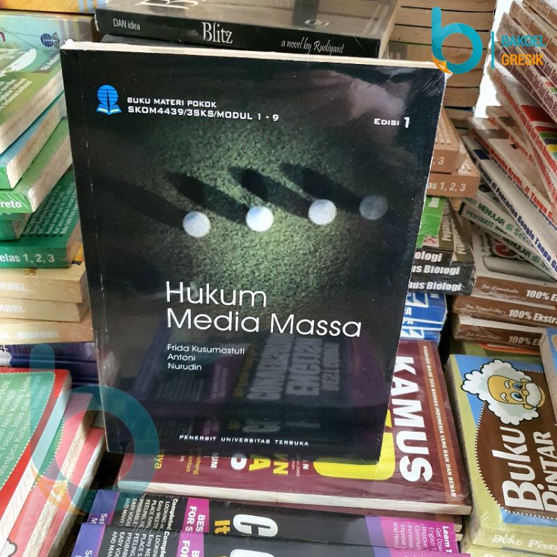 Jual Universitas Terbuka | Hukum Media Massa - Buku materi Pokok Skom4439/3sks/modul 1-9 edisi 1 ...